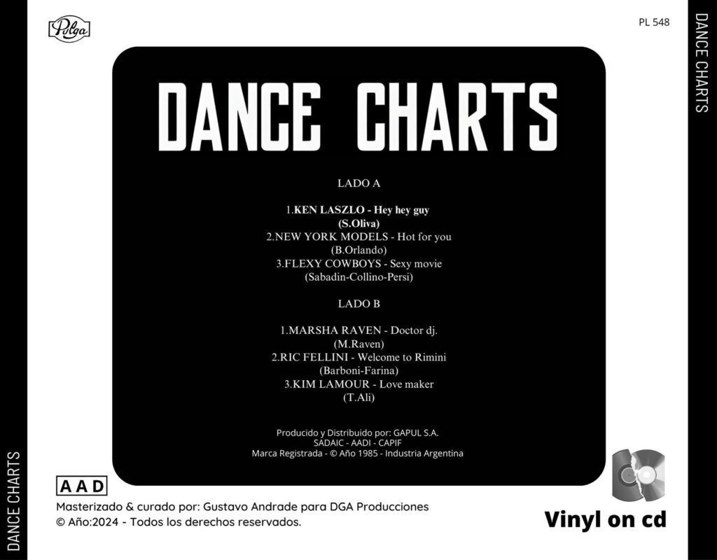 Dance Charts | Vinyl on cd